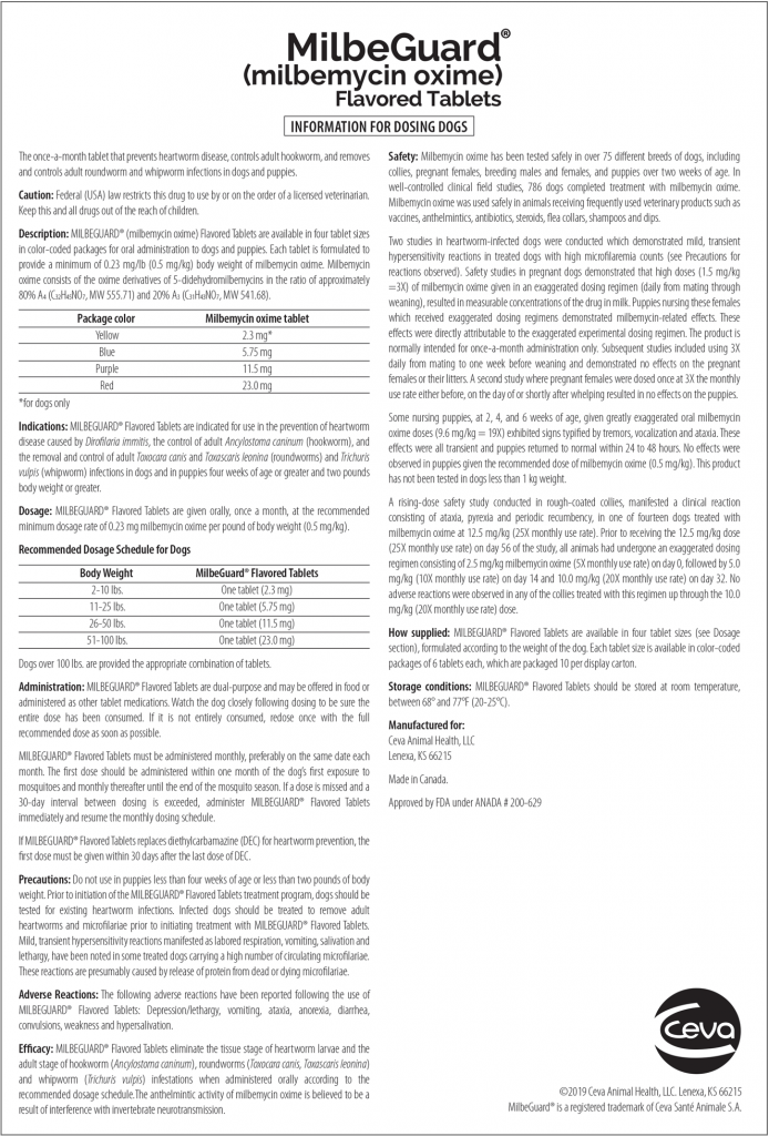 Full Product Information | MilbeGuard® from Ceva